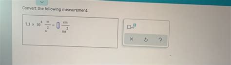 solved convert the following measurement