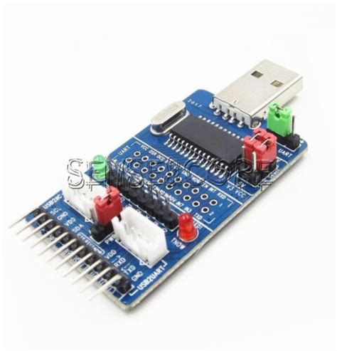 All In 1 Usb To I2c Iic Spi Uart Ttl Converter Module Stc Isp Serial Adapter Ebay Uk
