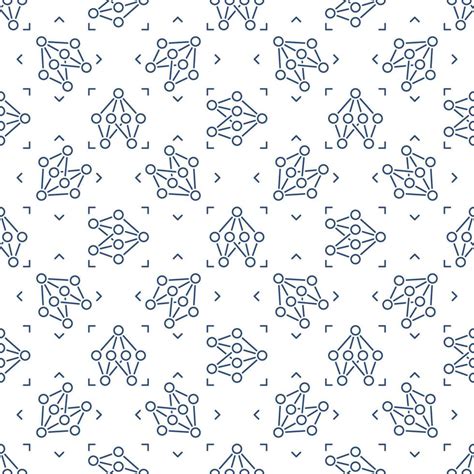 Neural Network Vector Future Technology Outline Seamless Pattern 22821387 Vector Art At Vecteezy