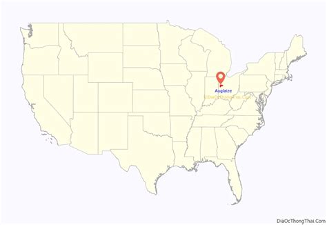 Map Of Auglaize County Ohio Thong Thai Real