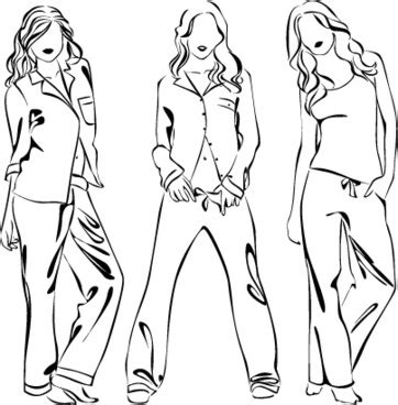 Elements Of Sexy Girl Pencil Sketch Vector Free Vector In Encapsulated PostScript Eps Eps