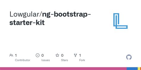 Github Lowgularng Bootstrap Starter Kit
