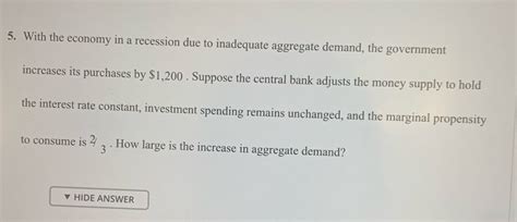 Solved How To Solve This Question Do I Have To Use The Multiplier Effect Course Hero