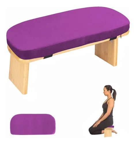 Banco De Meditación Con Cojín Taburete Plegable Ergonómico Cuotas Sin