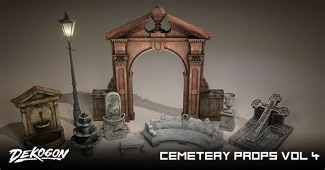 Cemetery Vol 4 3d Props Unity Asset Store