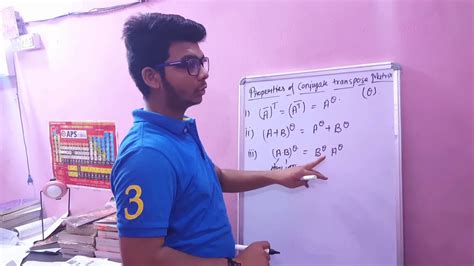 Properties Of Transpose Conjugate Matrix Youtube Properties Of Transpose Conjugate Matrix Youtube