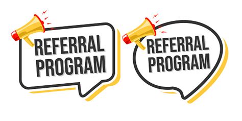 확성기 배너가 있는 추천 프로그램 기호입니다 말풍선이 있는 확성기 마케팅 및 광고 태그 벡터 Brand Name Smart Phone에 대한 스톡 벡터 아트 및 기타 이미지