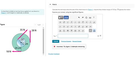 Solved A Wheel That Is Initially At Rest Has Forces Applied Chegg