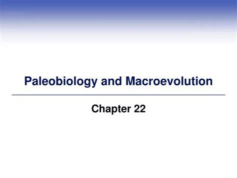 PPT Paleobiology And Macroevolution PowerPoint Presentation Free Download ID