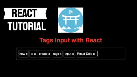 How to create tags input in React - YouTube