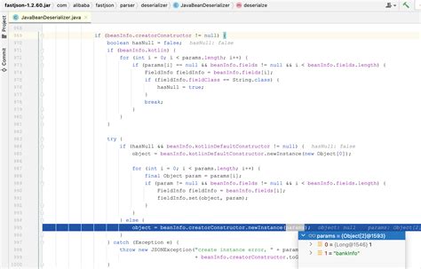 Niubility！即使javabean没有默认无参构造器，fastjson也可以反序列化。 阿里fastjson反序列化源码