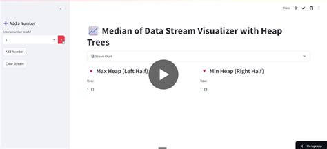 Python Priorityqueue Medianinstream Dsa Heaps Streamlit Graphviz