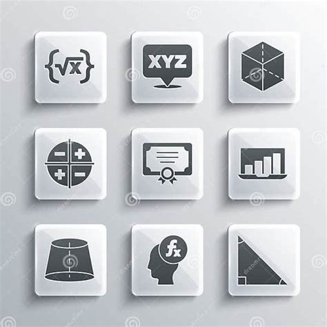 Set Function Mathematical Symbol Triangle Laptop With Graph Chart Certificate Template