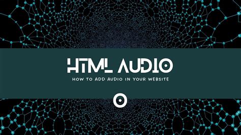 How To Add Audio In Website Audio Tag In HTML YouTube