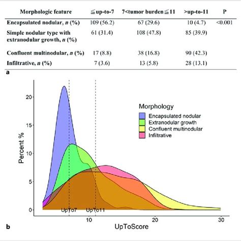 Correlation Of Radiologic Features With Tumor Burden A Proportion Of