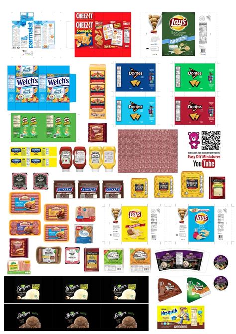 Food Miniature Printables Printable New Year Banners