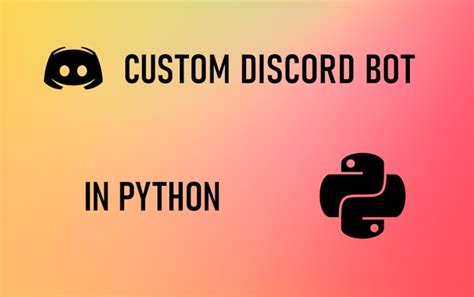 Develop A Custom Discord Bot For You In Python By Johntrl Fiverr