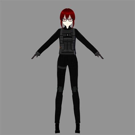 Scp Mtf Epsilon 11 Nine Tailed Fox Vroid Outfit Koki Najma Booth