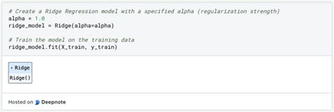 What Is The Ridge Regression Data Basecamp