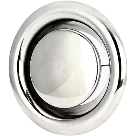 Stainless Steel Ventilation Extraction Valve Ø 100 Mm With Fixing