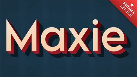 Maxie Text Style Effects Generator
