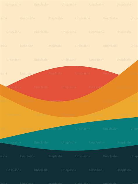 복고풍 디자인과 색상이 있는 포스터의 벡터 그림입니다 벡터 Unsplash의 무늬 이미지