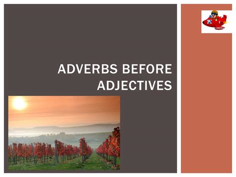 Ppt Adverbs Before Adjectives Powerpoint Presentation Free Download