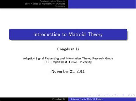 PDF Introduction To Matroid Theory Faculty Staff Cycle Free Graph Is Cycle Free