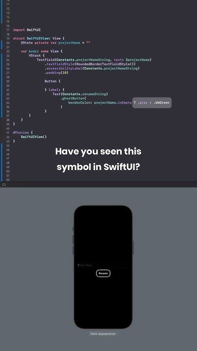 swiftui ternary operator explained swift swiftui coding youtube