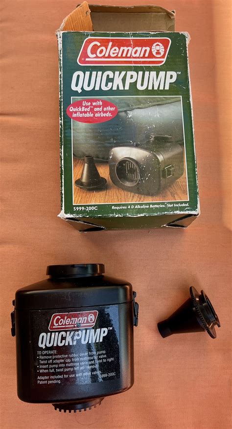 Coleman Quick Pump 5999 200c For Quickpump Or Other Inflatable Air Bed
