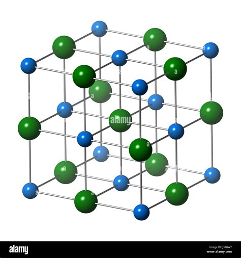 Sodium Chloride Lattice Cut Out Stock Images And Pictures Alamy