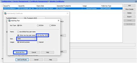 在asdm管理的asa上安裝並續訂證書 Cisco