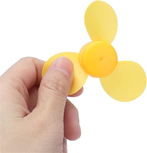 10pcs Toy Propeller 3 Blades Propeller Toy Fan Blade Plastic Propeller Diy Model Propeller