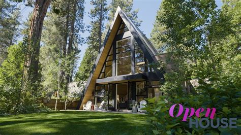 A Modern Take On A Classic A Frame Home In Lake Tahoe Open House Tv