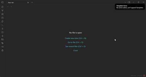 How To Open Existing File By Templater Help Obsidian Forum