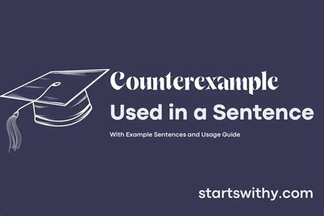 Counterexample In A Sentence Examples 21 Ways To Use Counterexample