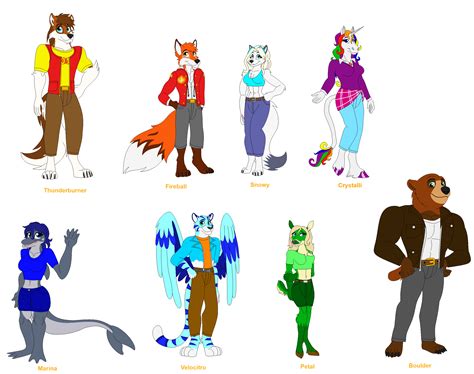 Color Racers Main Character Outfits By Lightningwolf710 On Deviantart