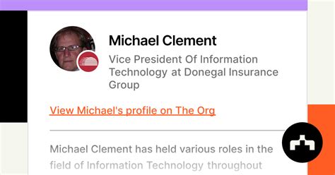 Michael Clement Vice President Of Information Technology At Donegal