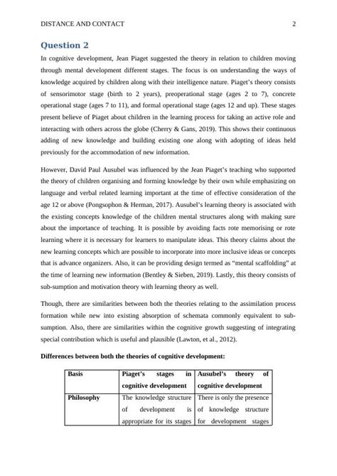 Cognitive Development Questions And Solutions Cognitive Development Questions And Solutions