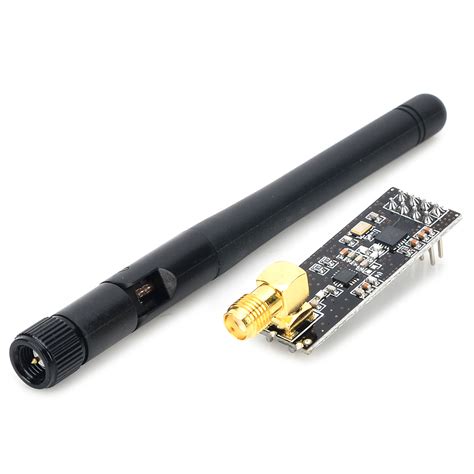 Meters Long Distance NRF24L01 PA LNA Wireless Module With Antenna Black 3 0 3 6V 4894425498650