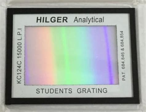 Hilger Diffraction Gratings At Piece Salman Colony Cont Roorkee ID