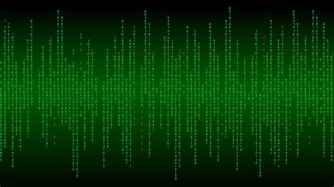 Premium Vector | Green matrix background falling numbers on screen technology stream binary code ...