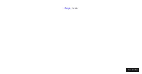 link wrapper in vue 2 codesandbox
