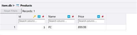 Modern Featured Entity Framework With Sqlite Db Example