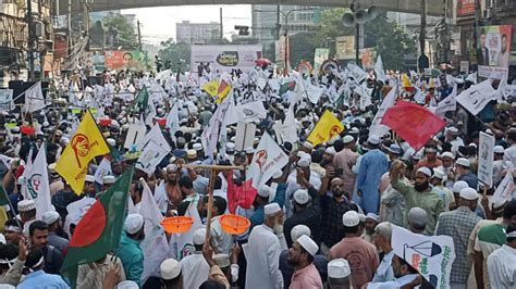 Jamaat E Islami And Islami Andolon Rally Paltan 8 Parties Rally At