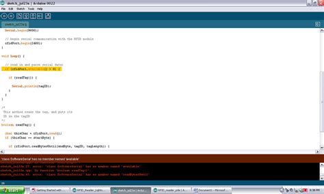 Why Do I Keep Getting An Error On Code For RFID Project Programming Arduino Forum