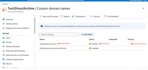 How To Add And Verify A Custom Domain Name To Azure Active Directory
