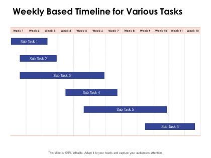 Weekly Timeline Slide Team