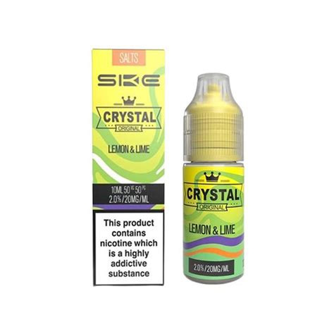 Ske Crystal Lemon And Lime Nic Salt Vapestreams Wholesale