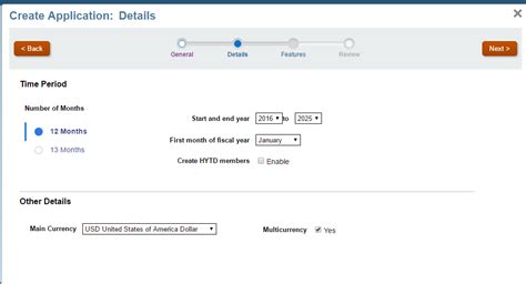 Fccs Lab Create New Application The Epm Lab